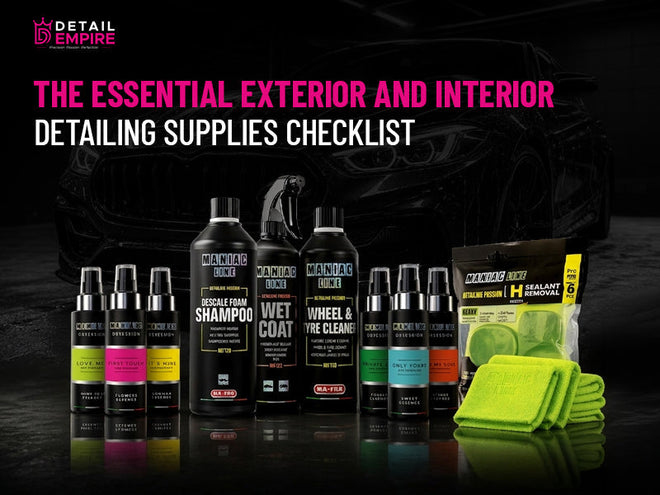 Best Professional Car Detailing Supplies 2026 Checklist | Detail Empire
